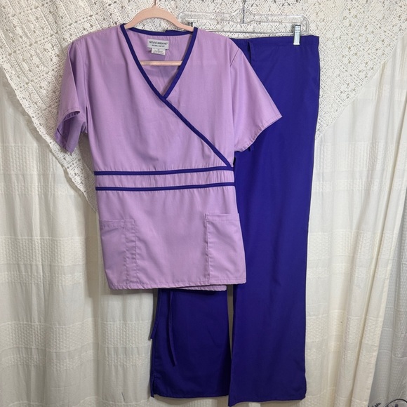 Natural Uniforms | Pants & Jumpsuits | Natural Uniforms Lavender And ...